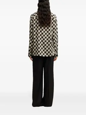 AMI Paris Check Printed Twill Shirt