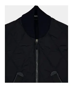 TOM FORD Diamond-quilted Leather-trim Gilet