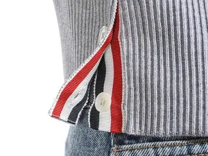 Thom Browne Floated-cable Sleeveless Polo