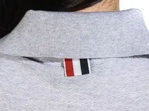 Thom Browne Floated-cable Sleeveless Polo