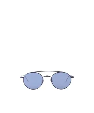 Thom Browne Oval Frame Sunglasses - Blue