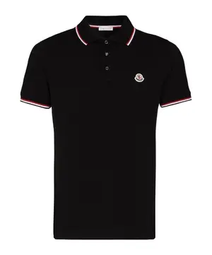 Moncler Logo Patch Short-sleeved Polo Shirt