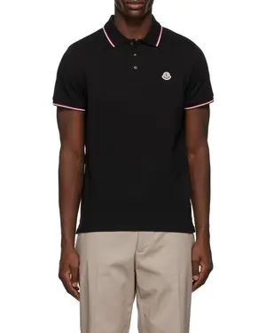 Moncler Logo Patch Short-sleeved Polo Shirt