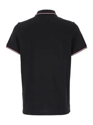 Moncler Logo Patch Short-sleeved Polo Shirt