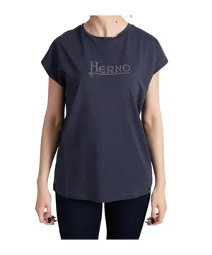 Herno Logo Embellished Crewneck T-shirt