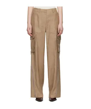 Helmut Lang Carpenter Cargo Pants With Zipper Detail