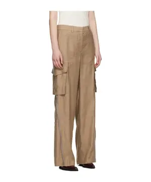 Helmut Lang Carpenter Cargo Pants With Zipper Detail