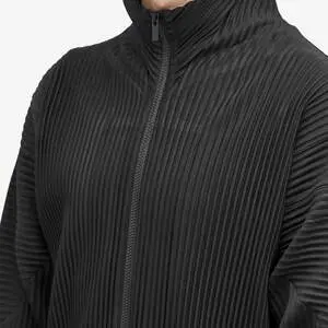 Issey Miyake Homme Plissé Zip-up Pleated Jacket
