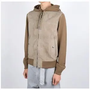 TOM FORD Suede Bomber Jacket With Hood