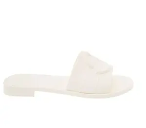 Moncler Open Toe Logo Slides