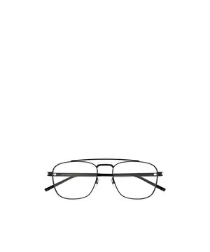 Saint Laurent Pilot Frame Eyeglasses - Black