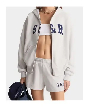 SPORTY  RICH Sporty & Rich Sr Ivy Zip Hoodie