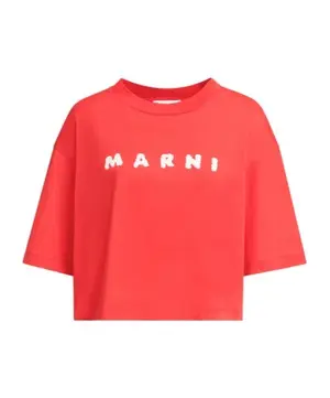 Marni Logo Scribbled Boxy T-shirt