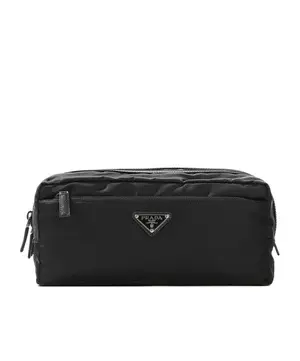 Prada Logo Clutch - Black