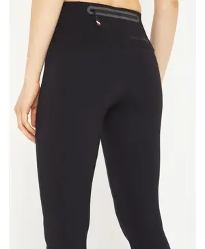 Moncler Elastic Waist Logo Casual Pants
