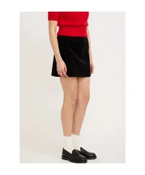 A.p.c. Adrianna A-line Skirt With Side Zippers