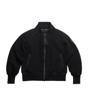 Canada Goose Sierra Fleece Bomber Jacket - Black