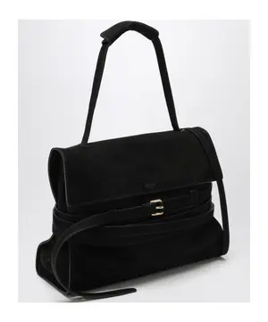 Moschino Medium Tie Me Tote Bag - Black