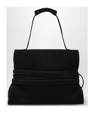 Moschino Medium Tie Me Tote Bag - Black