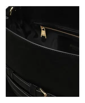 Moschino Medium Tie Me Tote Bag - Black