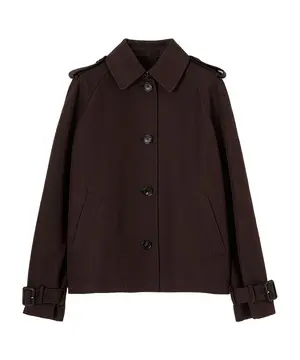 Women's Collared Coats with Button Details