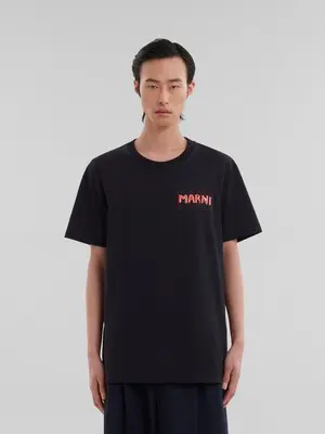 Marni Logo Printed Crewneck T-shirt