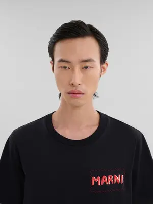 Marni Logo Printed Crewneck T-shirt