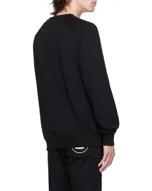 Balmain Logo Crewneck Sweatshirt - Black