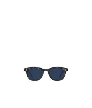 Thom Browne Tortoiseshell Rectangle Frame Sunglasses - Grey