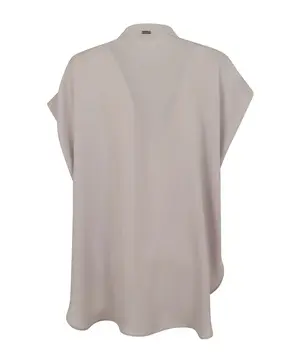 Herno Lucent Cady Top With Cap Sleeves