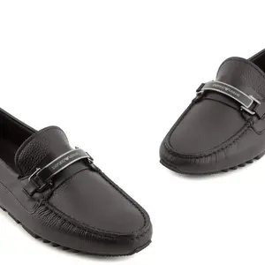 Emporio Armani Round Toe Loafers