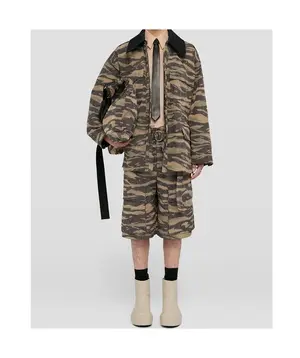 JIL SANDER Printed Jacket With Detachable Collar