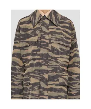JIL SANDER Printed Jacket With Detachable Collar