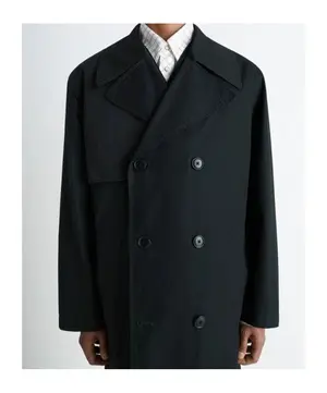 LEMAIRE Double-breasted Trench Coat