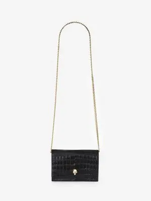 Alexander McQueen Skull Embossed Crossbody Bag