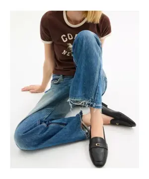 COACH Sculpted C Loafer - Black