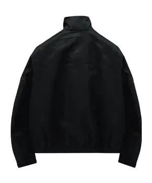 Prada Long Sleeve Stand Collar Zip Jacket - Black