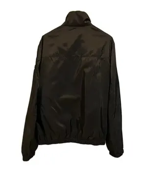 Prada Long Sleeve Stand Collar Zip Jacket - Black