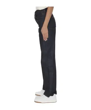 Saint Laurent High-rise Straight Leg Jeans - Blue