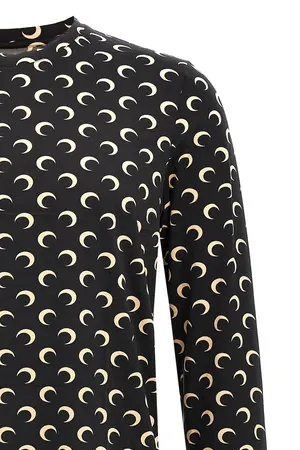 MARINE SERRE Moon Printed Long-sleeved T-shirt