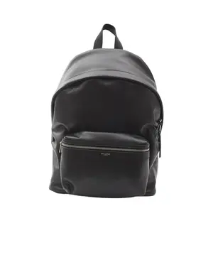 Saint Laurent City Zip-up Backpack - Black