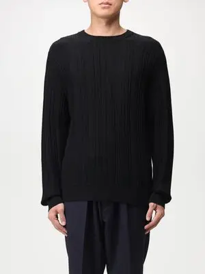 Paul Smith Long-sleeved Ribbed Crewneck Jumper