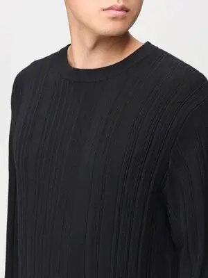 Paul Smith Long-sleeved Ribbed Crewneck Jumper