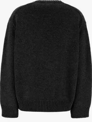 THE ROW V-neck Long-sleeve Cardigan With Ribbed Details