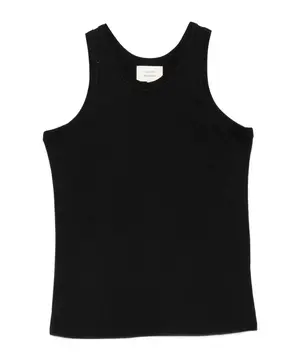 Loulou De Saison Sleeveless Supima Cotton Tank Top - Black