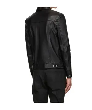 Saint Laurent Single-breasted Carved Button Jacket