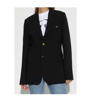 Moschino Single-breasted Crepe Blazer