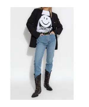 Moschino Single-breasted Crepe Blazer