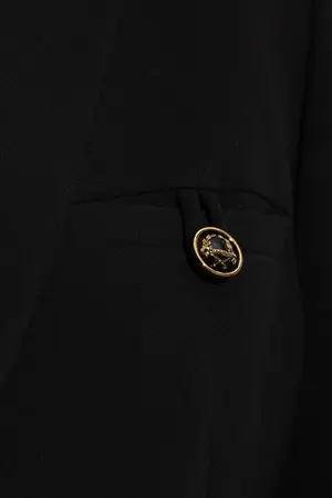 Moschino Single-breasted Crepe Blazer