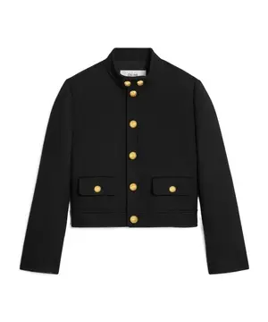 Celine Verneuil Jacket In Double Faced Wool Tricotine
